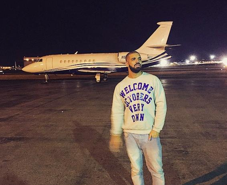 Jet setter! Drake heads off on another private jet (as you do ...